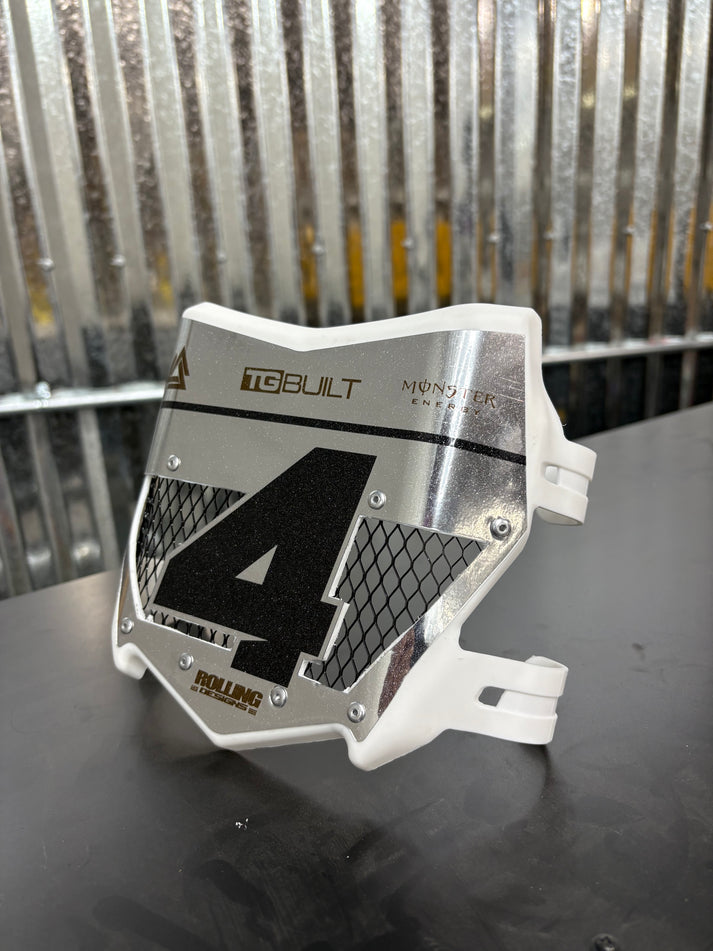 Vented Surron Plate WHITE – Rolling Designs MX