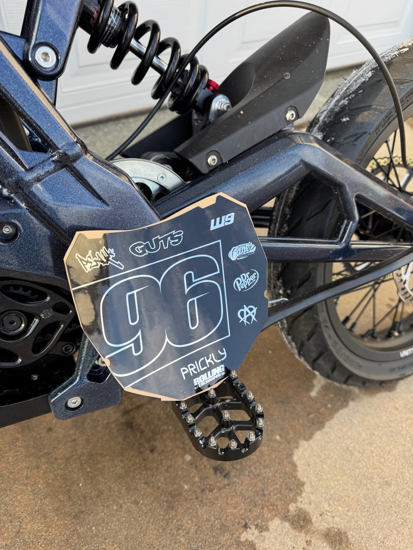 E-Bike Front Number Plate – Rolling Designs MX