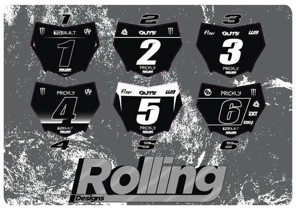 Motocutz Simple Plate – Rolling Designs MX