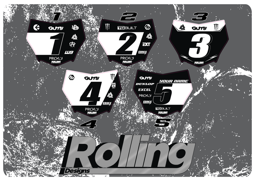 Motocutz Simple Plate 2 – Rolling Designs MX
